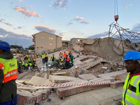 George Building Collapse | Efforts continue to rescue trapped workers - eNCA